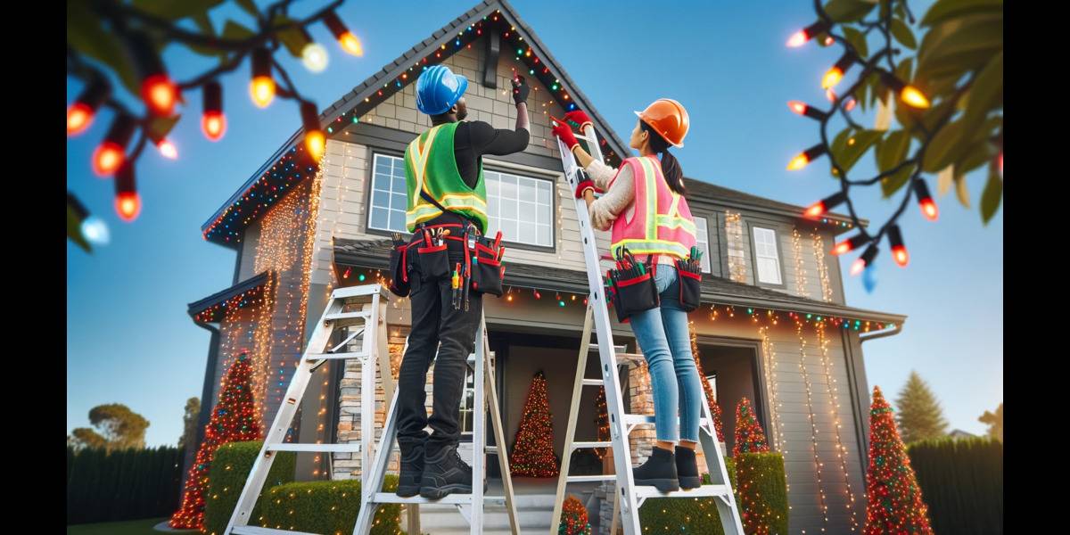 Professional Christmas Light Installation Pole at Carl Cohn blog